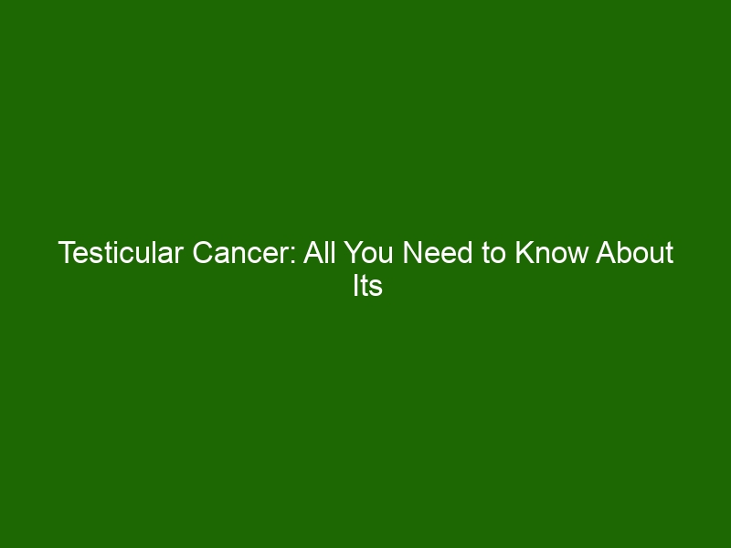 Testicular Cancer All You Need To Know About Its Causes Symptoms