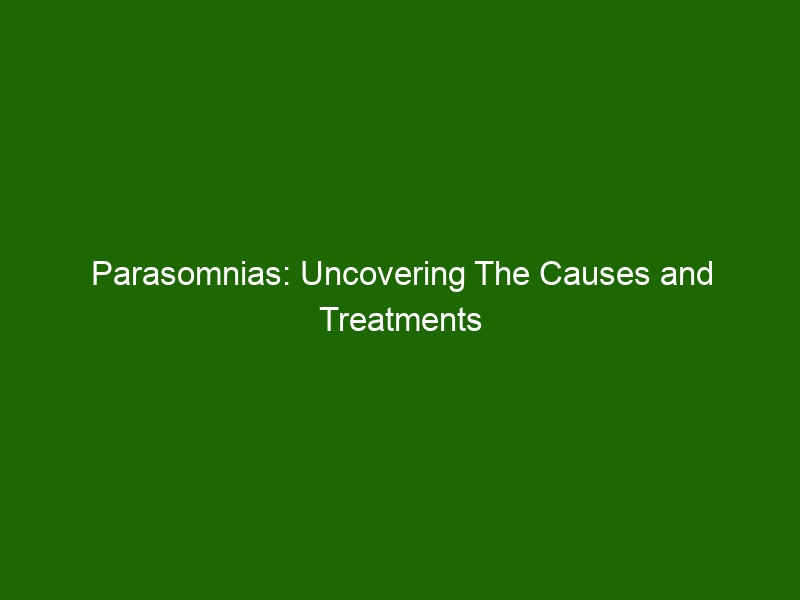 Parasomnias: Uncovering The Causes and Treatments of Sleep Disorders ... Parasomnias: Uncovering The Causes and Treatments of Sleep Disorders ...